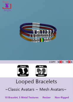 Second Life Marketplace - .::TS::. Loop Bracelets